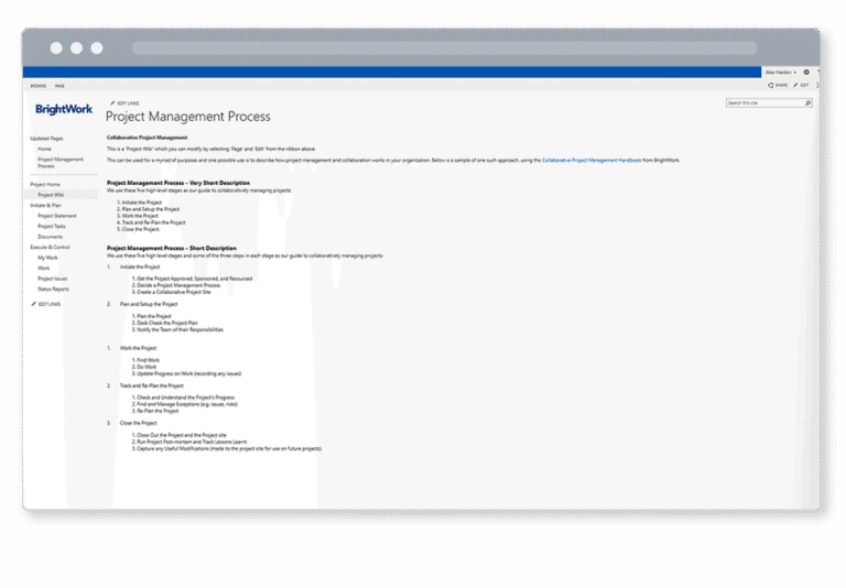 Top 5 Features in the Free SharePoint Project Management Template