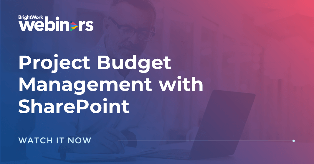 Project Budget Management with SharePoint