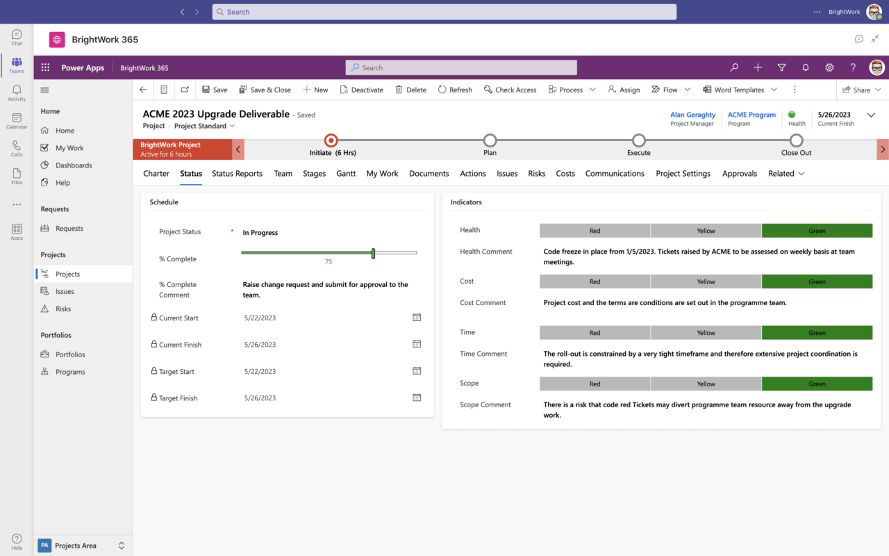 Microsoft 365 Project Management Tools and Apps | BrightWork 365