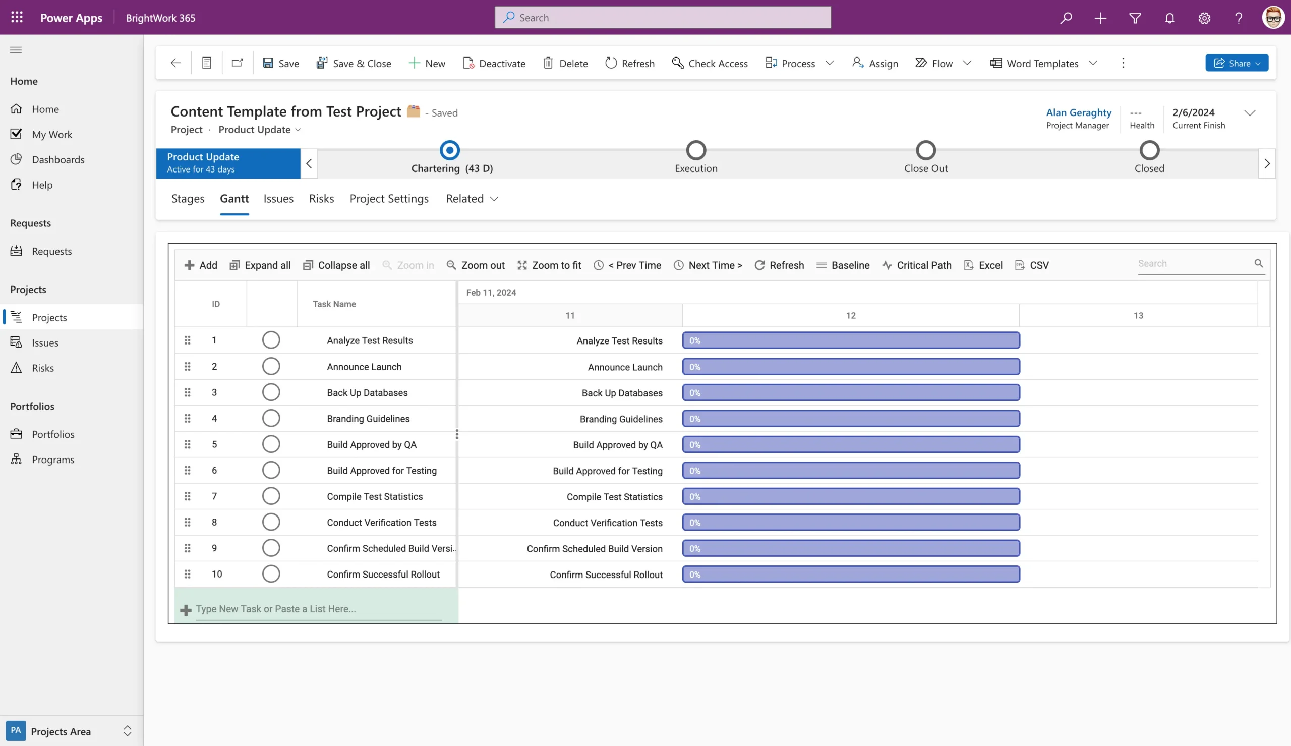 Microsoft Enterprise Project Management Software | BrightWork 365