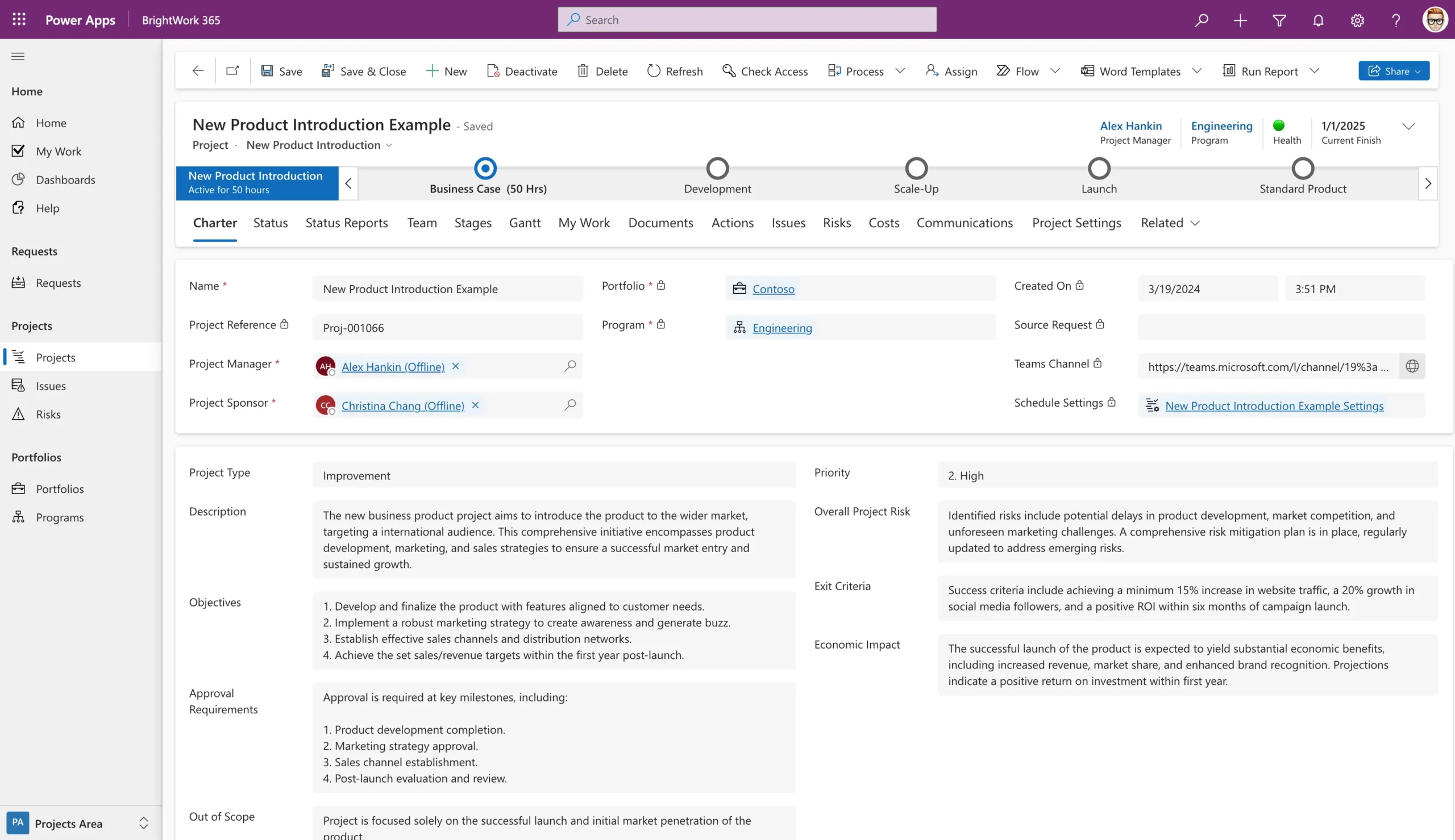 Microsoft 365 Project Management Software & Templates | BrightWork 365