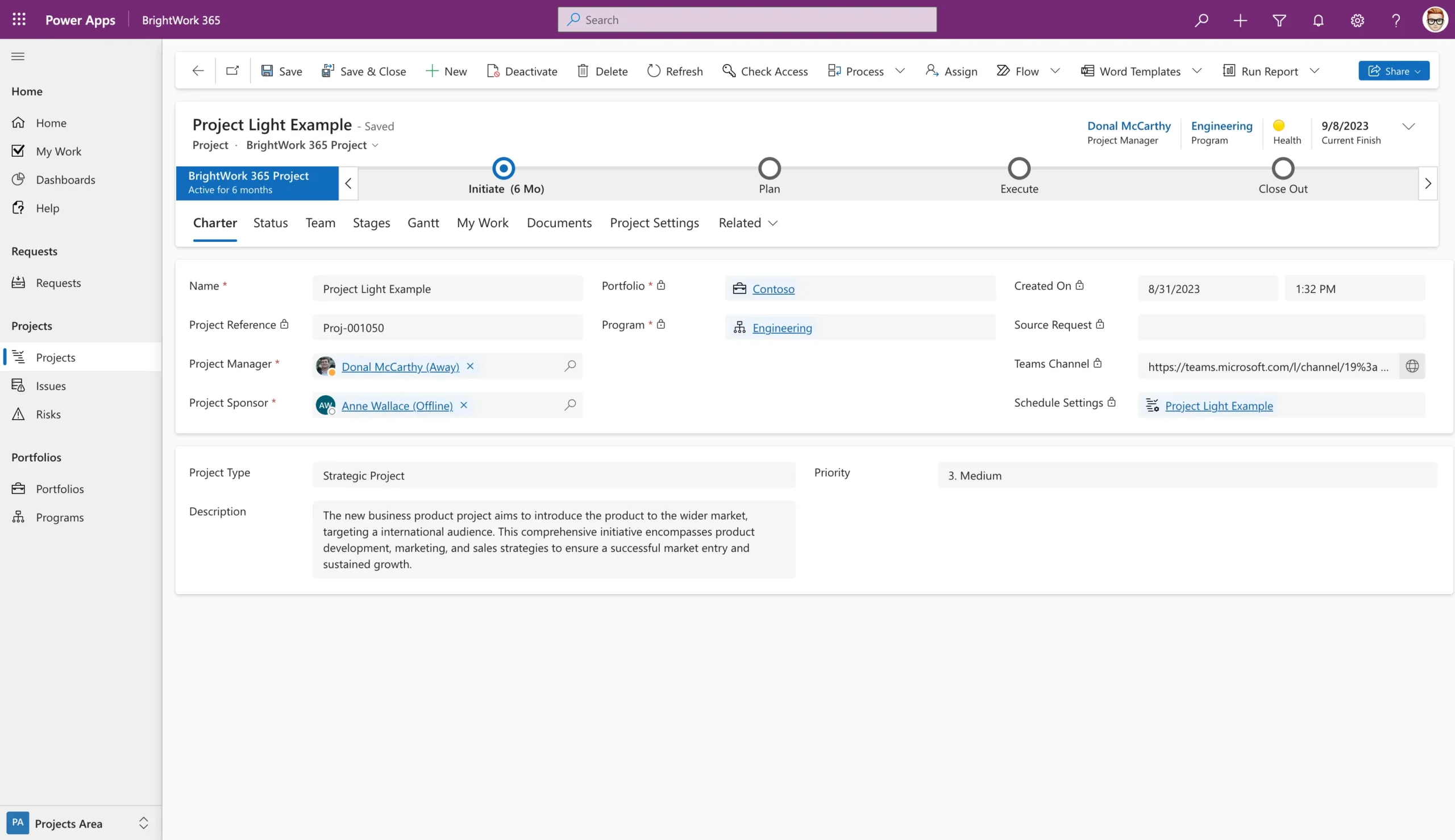 Project Portfolio Management Templates for Microsoft 365 | Brightwork 365