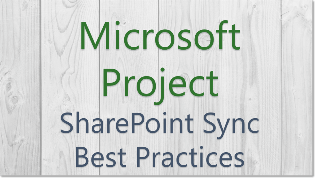 Setting Up Your Project Schedule With Microsoft Project Sync