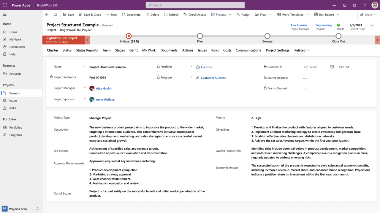 Microsoft Project Management Software and Templates | BrightWork 365