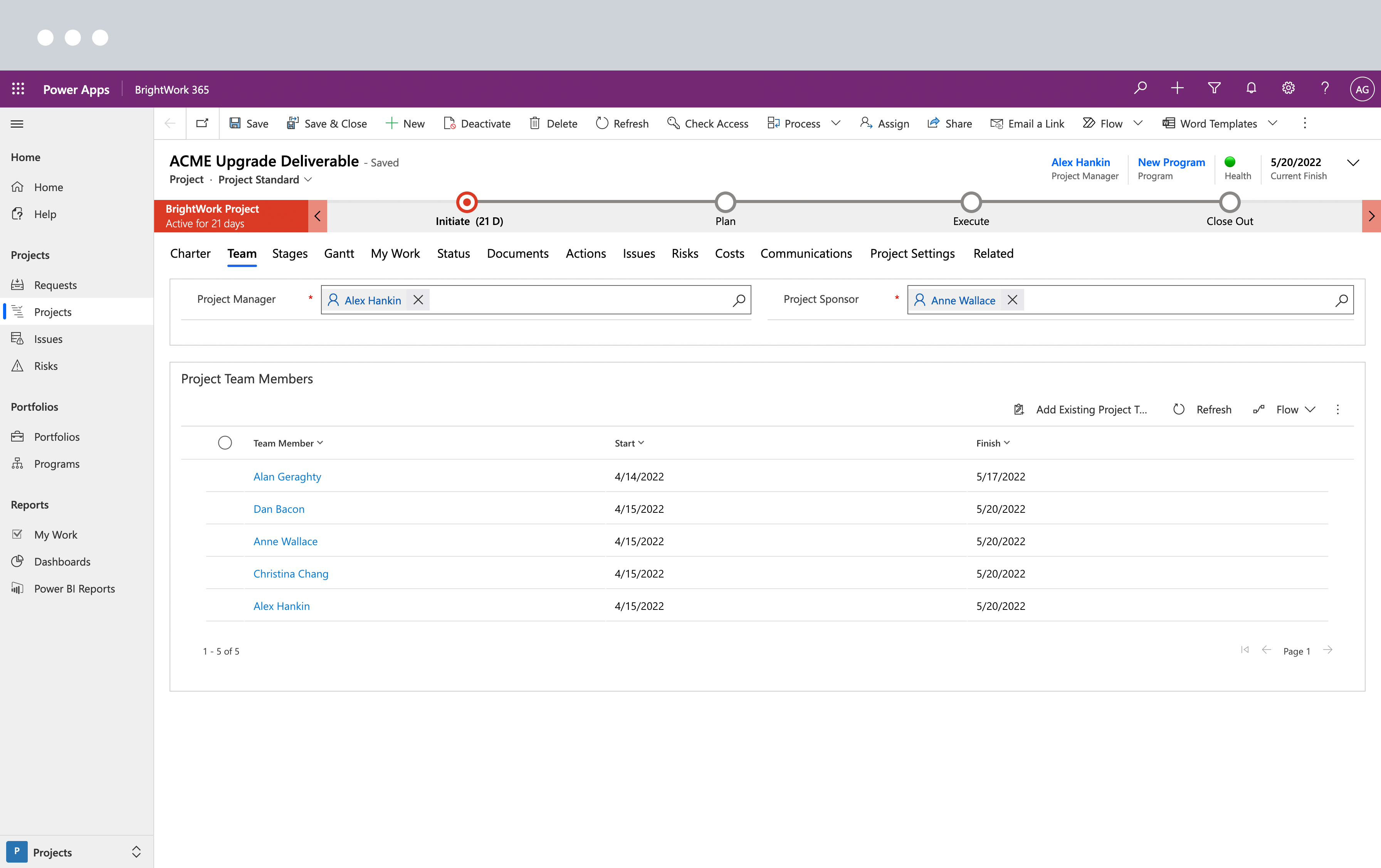 Make Project Management Easier with BrightWork 365 for Microsoft 365