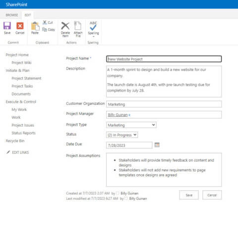 How to Use SharePoint for Project Management - Guide 2023