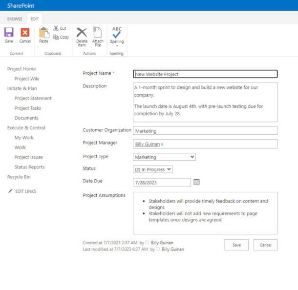 How to Use SharePoint for Project Management - Guide 2023