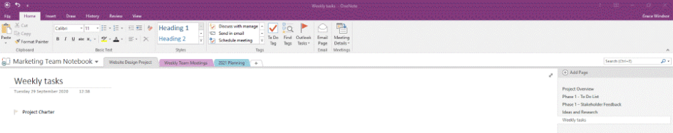 How to Use OneNote for Project Management | BrightWork 365