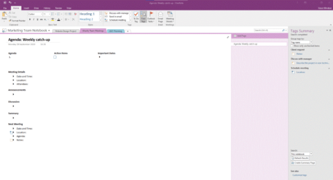 How to Use OneNote for Project Management | BrightWork 365