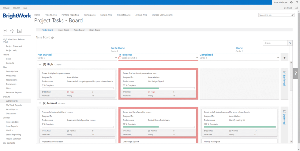 BrightWork Task Management